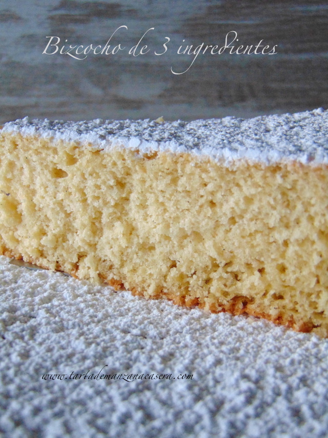 Bizcocho Pan di Spagna | Tarta de manzana